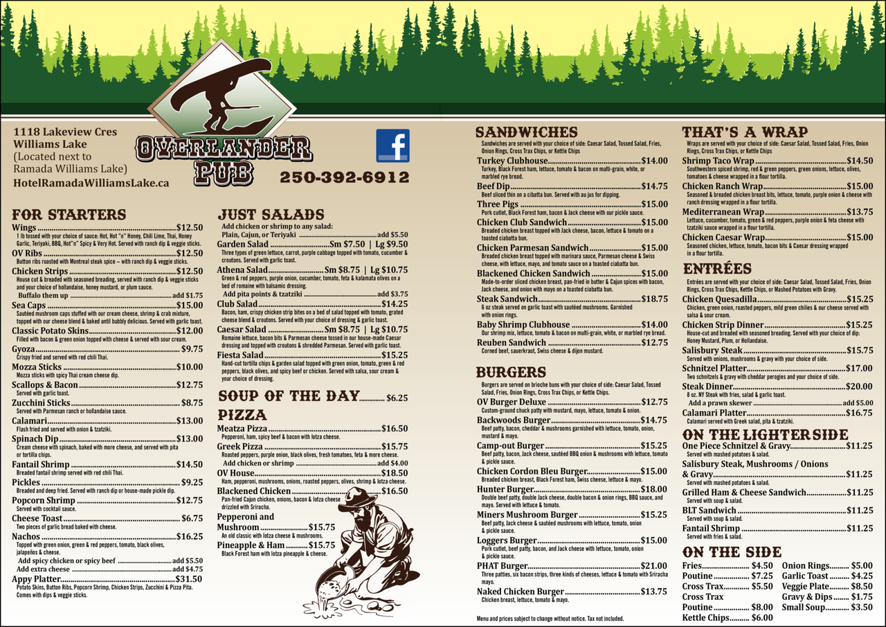 Overlander Pub - Williams Lake, BC | British Columbia Local